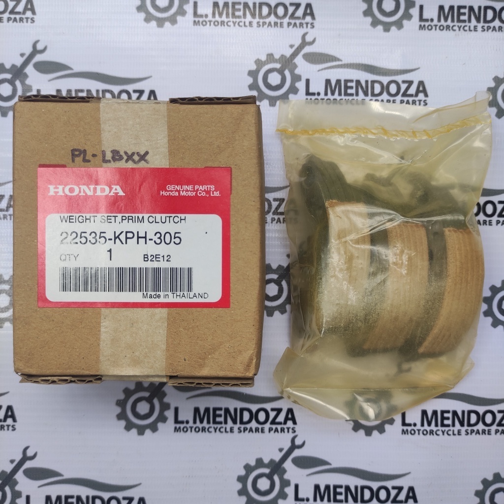 Honda Wave 125 XRM 125 Primary Clutch Weight / Clutch Shoe Set Genuine ...