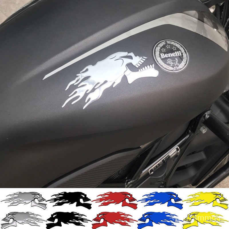 ghost fire flame decals skull sticker for motorcycle | Shopee Philippines