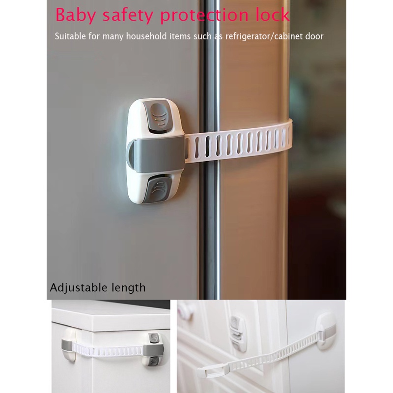Baby adjustable safety lock Baby safety door latch electrical lock ...