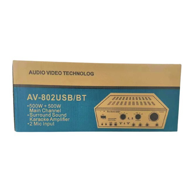 Home Vision AMPLIFIER AV802-USB/BT/FM | Shopee Philippines