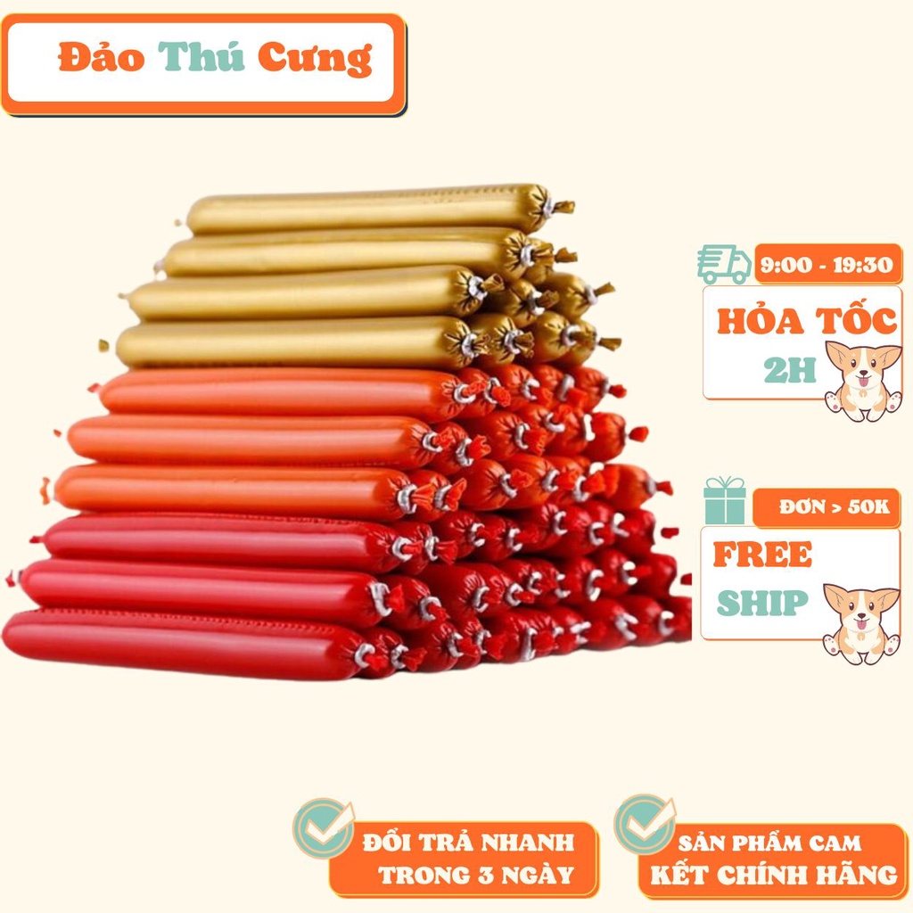 Dog Sausages And Cats Can Instantly Eat Dog Snacks 15gr Each Bonus Dog ...