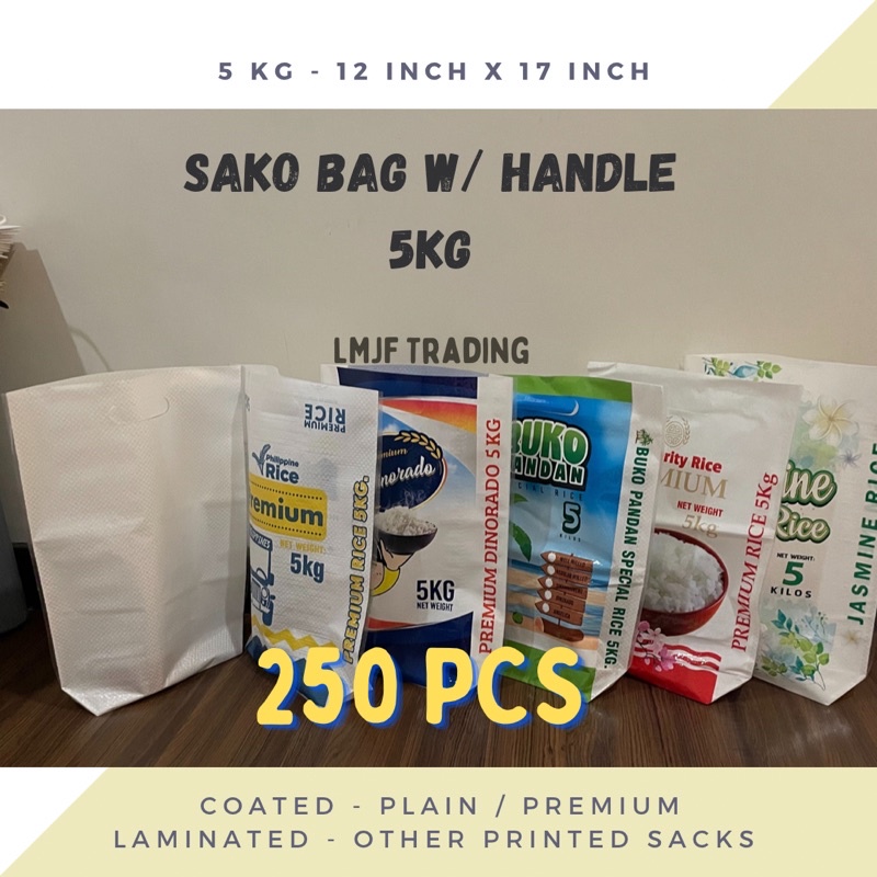 250PCS Sako / Sack Bag with Handle | Shopee Philippines