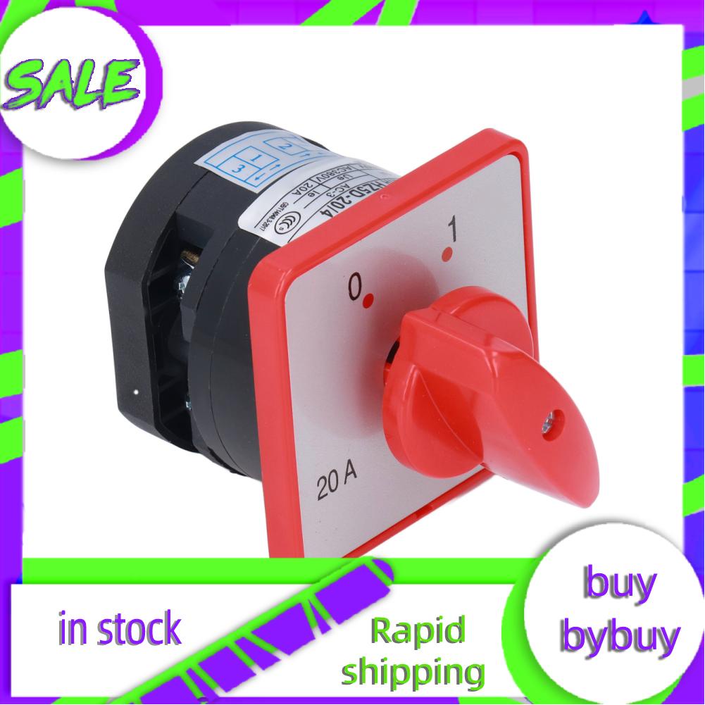 Buybybuy BERM Changeover Switch Rotary Knob 1 Pole 2 Position Accessory ...