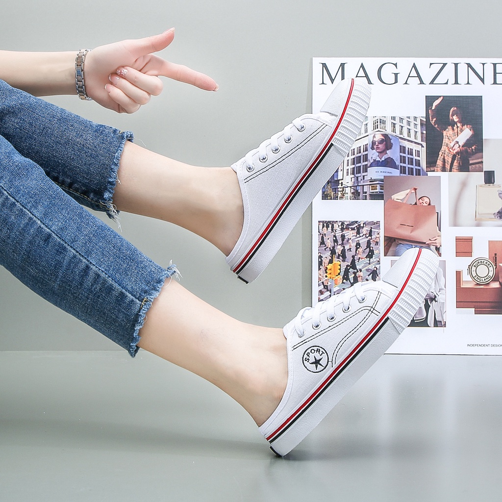 COD New Korean style casual men and women's light sports shoes rubber ...