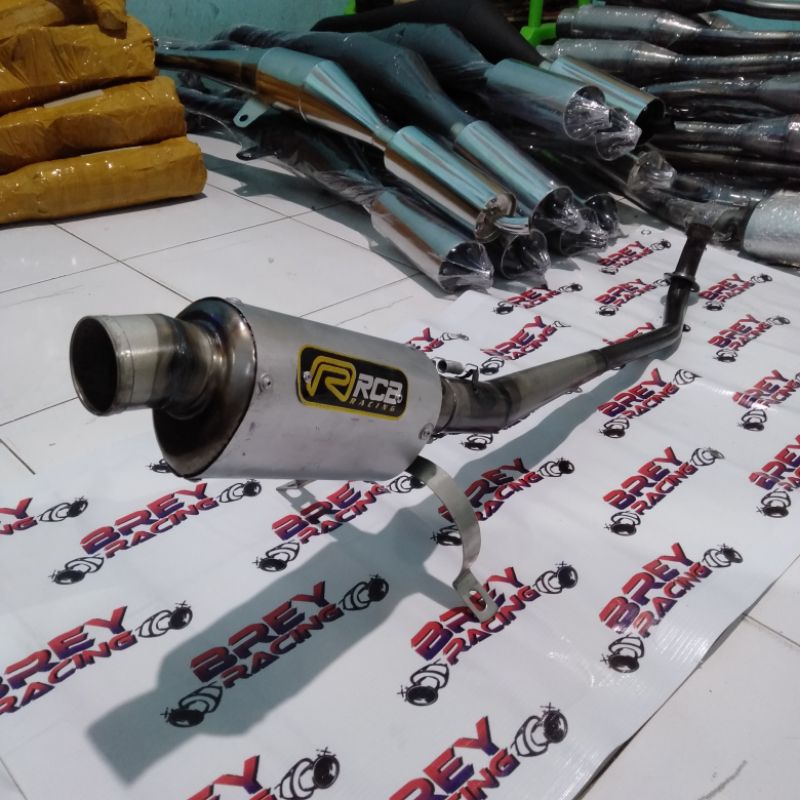 Rcb oval racing exhaust for Jupiter supra x supra fit Absolute revo ...