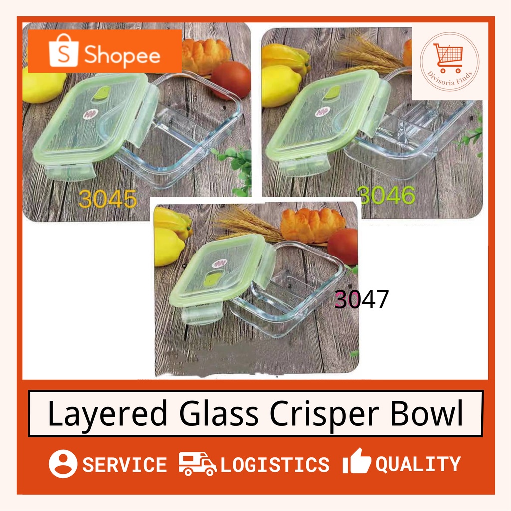 Glass Crisper Glass Lunch Boxes for Men and Women Microwave Ovens Can ...