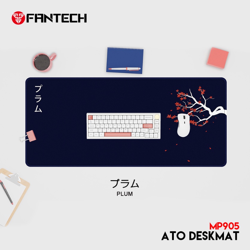 Fantech Non-slip Rubber Base desk mat Extended Mouse Pad MP905 (PLUM ...