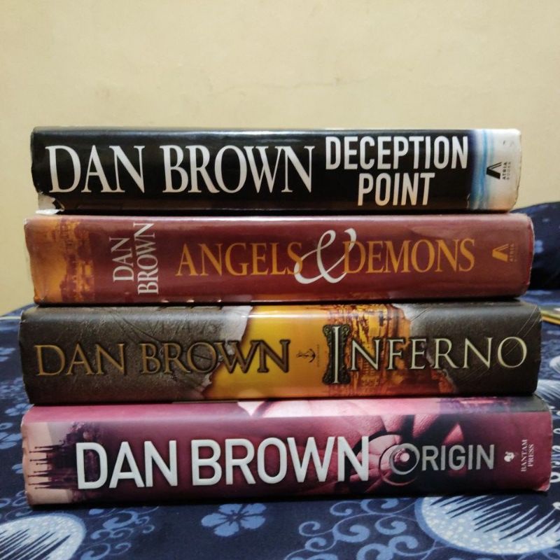 Dan brown Deception point Angels and demons Inferno Origin ( HARDBOUND ...