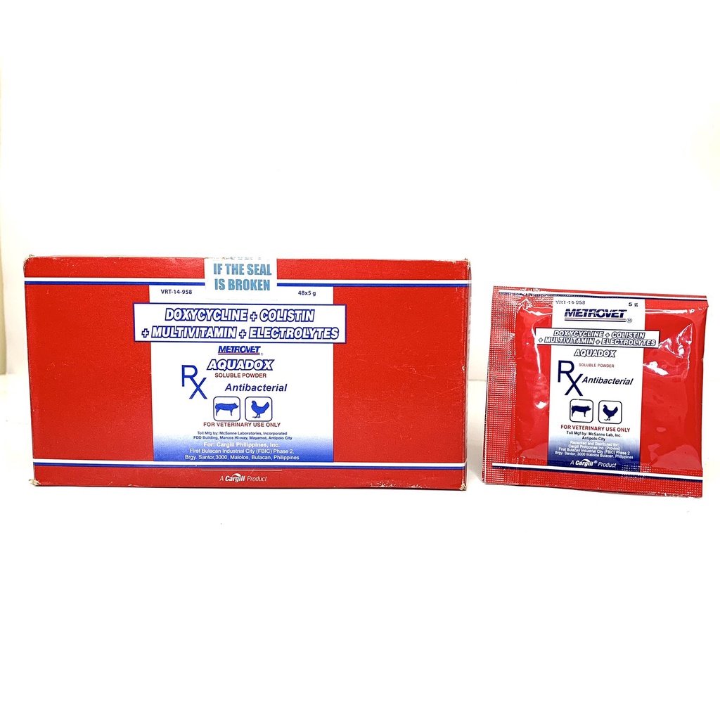 [FCR AGRIVET] Aquadox 5g per Sachet / Swine Multivitamins / Para sa ...