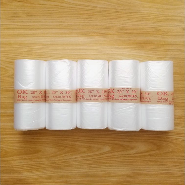 Plastic Roll Bags for Garbage, Trash, Laundry 20x30, 16x24, 14x20 ...