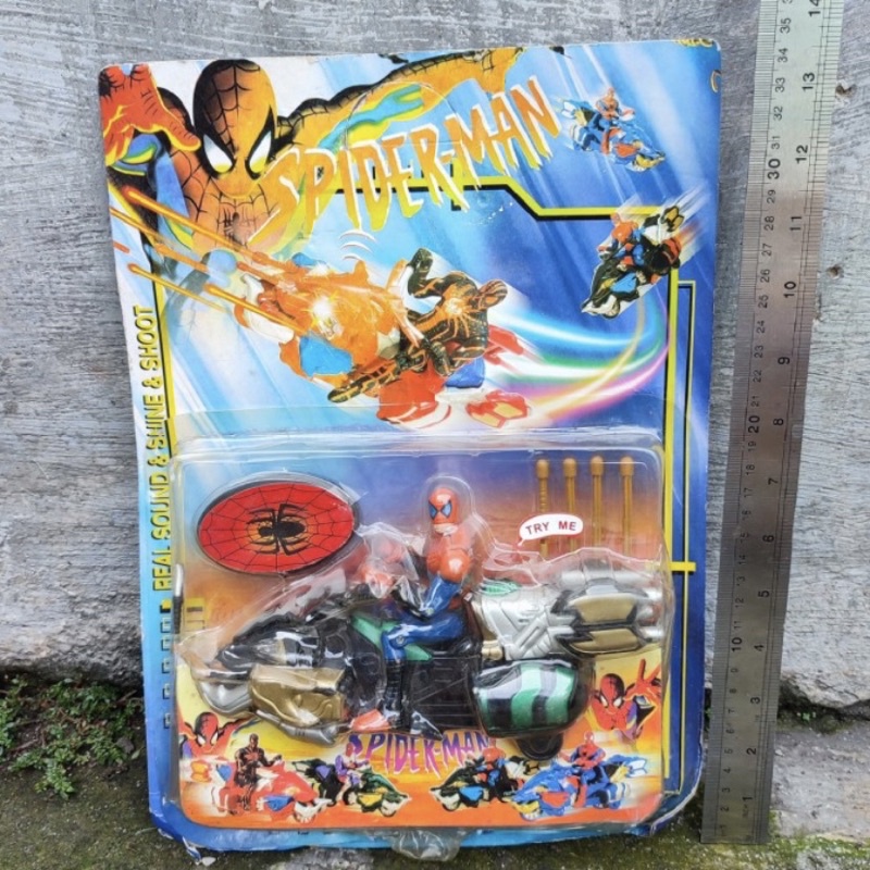 Toy Spider Man Spiderman Bike Kuuga Motor Bootleg Kw | Shopee Philippines