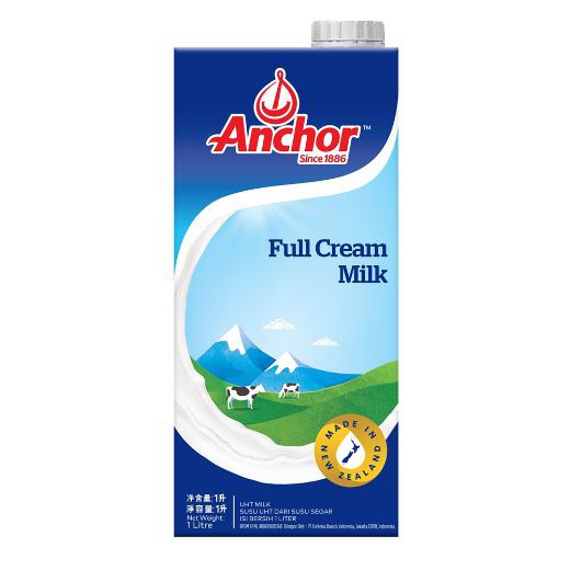 Anchor Full Cream Milk UHT Plain 1L | Shopee Philippines