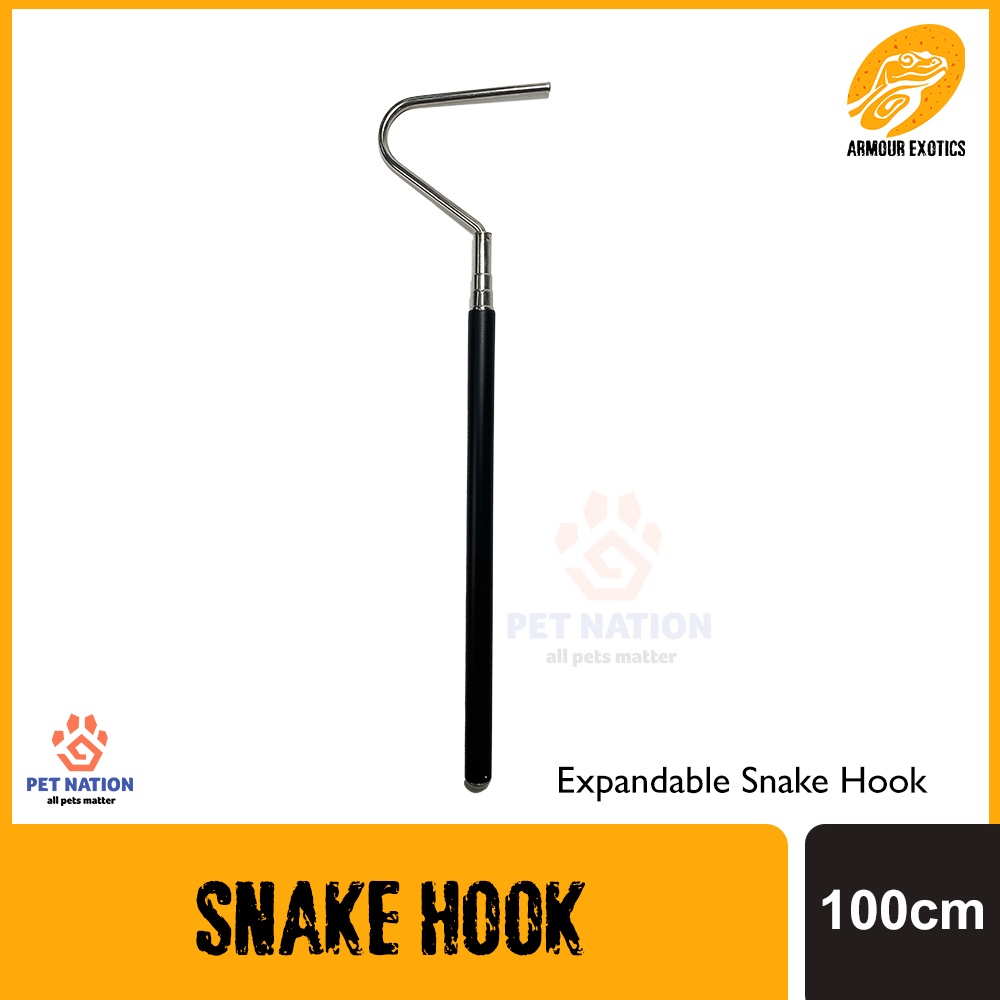 Armour Exotics Extendable Snake Hook 100cm Reptile Hook | Shopee ...