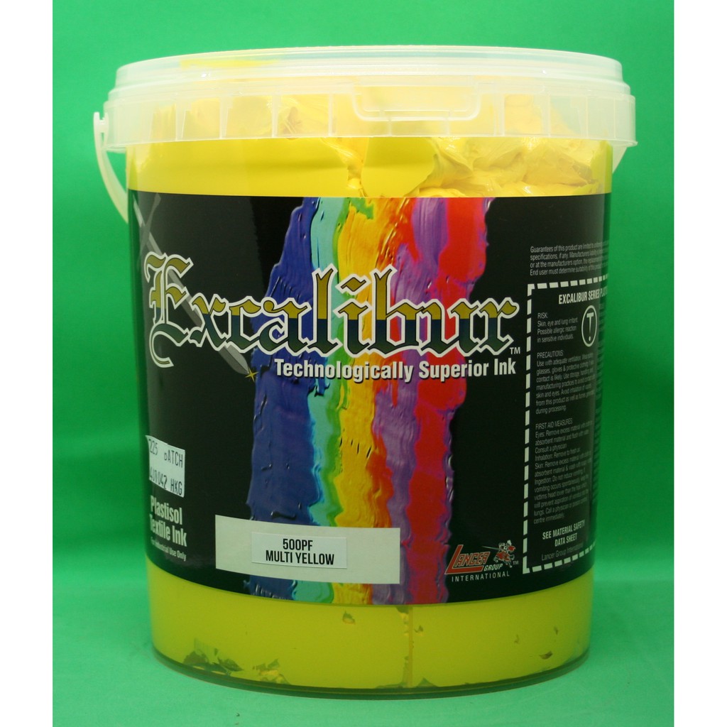 Excalibur 500PF Series Plastisol Ink - Gallon (5 Kilos) | Shopee ...