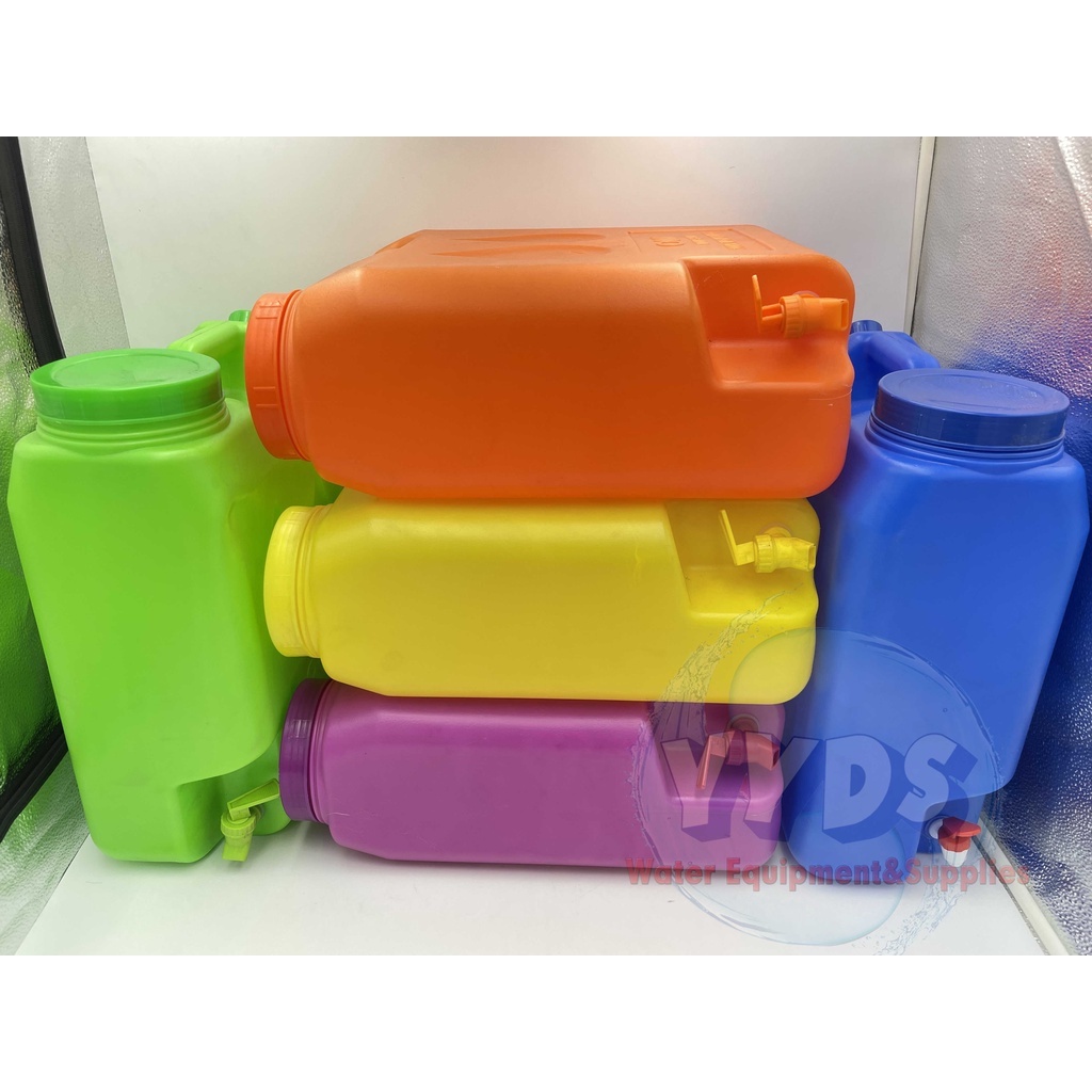 Mineral Water Container JugSlim20Liters gallon Colored Blue/Green ...
