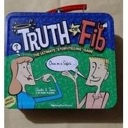 Truth Or Fib Storytelling Game in Metal Steel Old School Tin Case Box ...