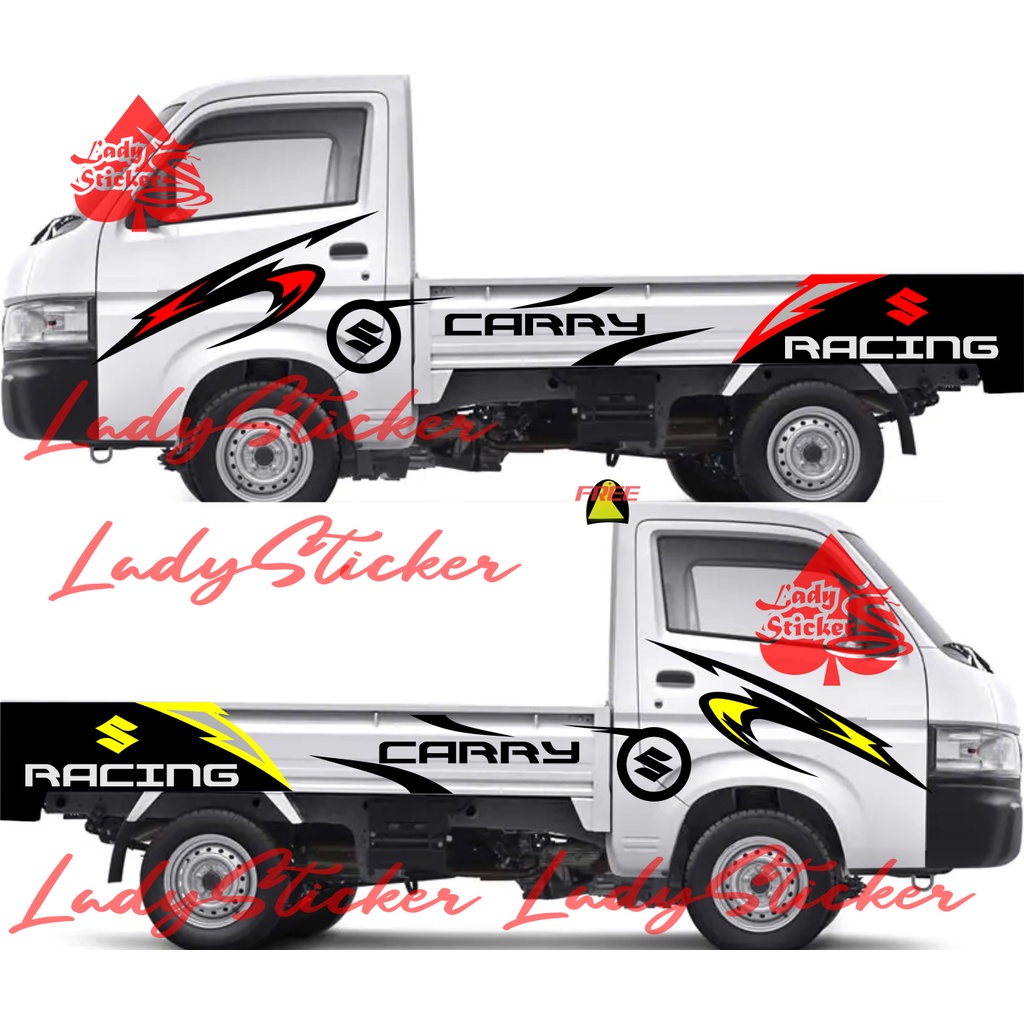 Sticker CARRY CAR PICKUP STICKER SUZUKI PICK UP MEGA CARRY CAR STICKER ...
