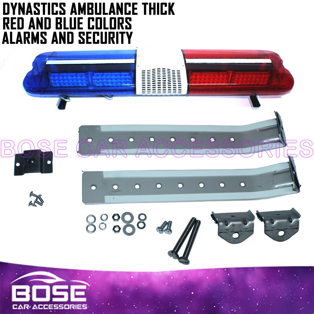 Ambulance Blinker Light Red and Blue with Siren & Microphone - 100% ...