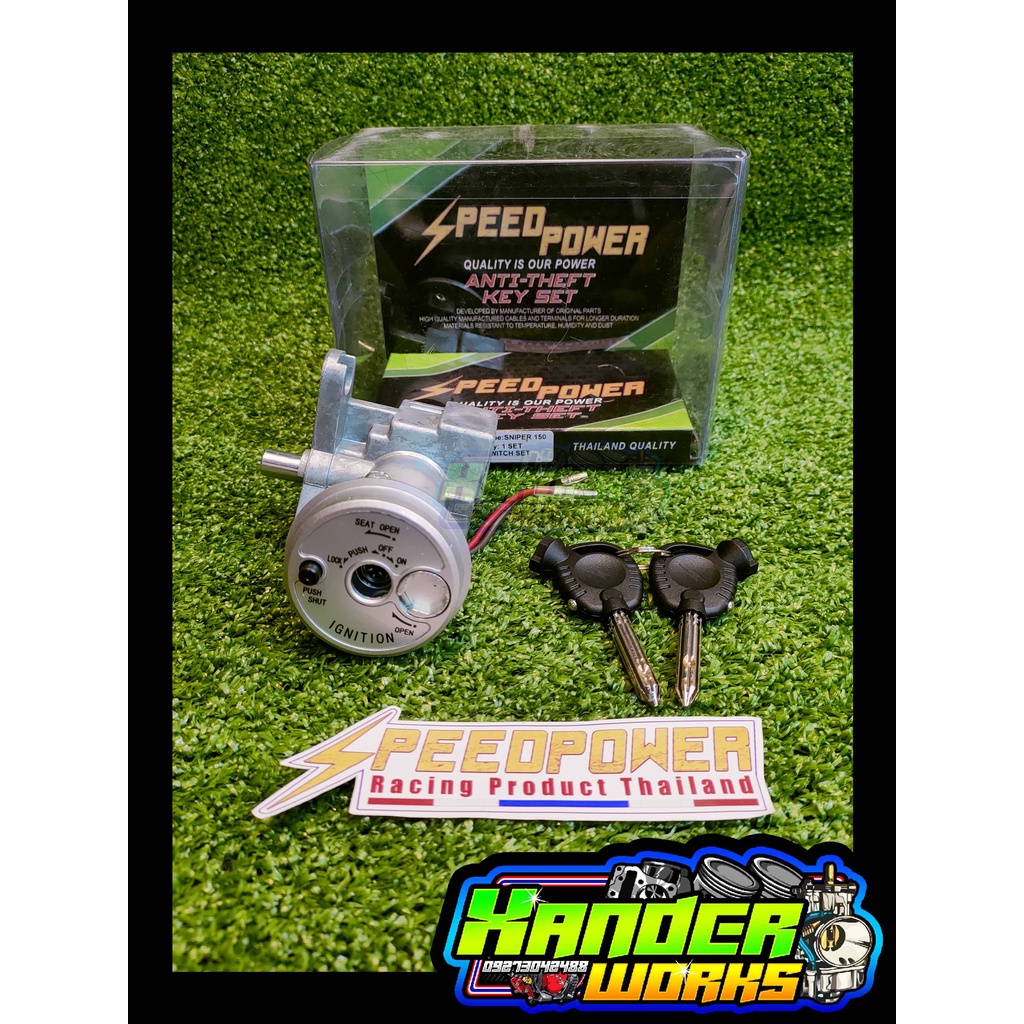ANTI THEFT KEY IGNITION SWITCH SPEED POWER FLOWER TYPE YAMAHA SNIPER ...