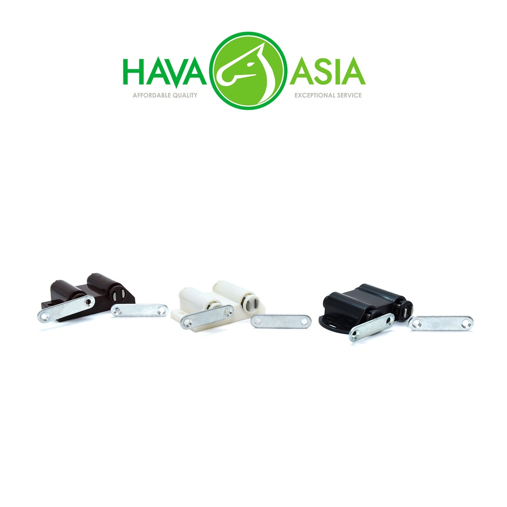 HavaAsia Heavy Duty Round Double Magnetic Catches Push Open/Close (Code ...