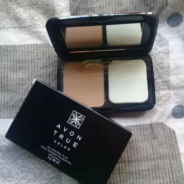 Avon Ideal Oil Control Plus Dual Powder Foundation SPF 24/PA++ 9g ...