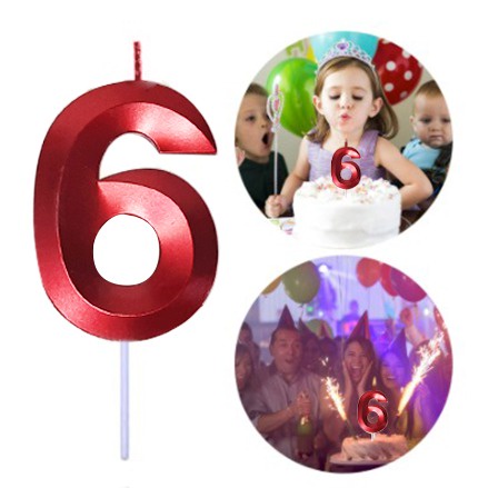 LILIN Metallic Number Candle extra large jumbo NEW COLORS PREMIUM ...