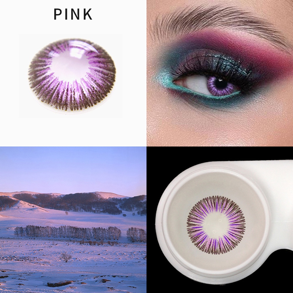 MAXIYGIRL 1 Pair Natural Series Contact Lenses Mix Colour Korea Eye ...