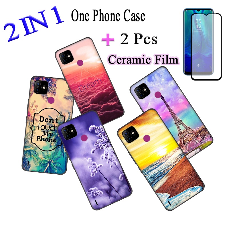 2 IN 1 ITEL P36 Vision 1 Plus W6501 L6501 Printed Case Cartoon Back ...