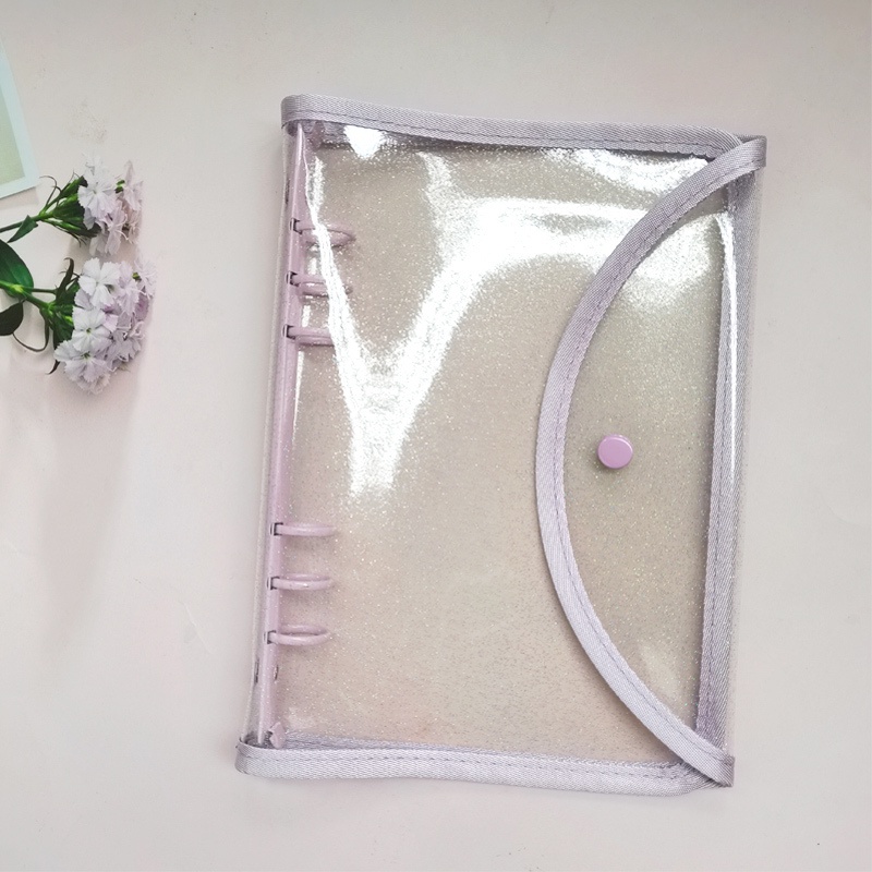 Envelope Bag Design A5/A6 6rings Color Glittering Binder With Sleeves ...