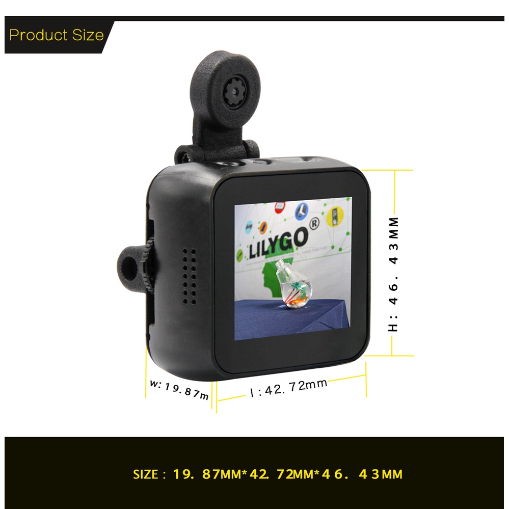 LILYGO® TTGO T-Watch-K210 ESP32 Chip AI Face Recognition Programming Bluetooth WiFi Module ...