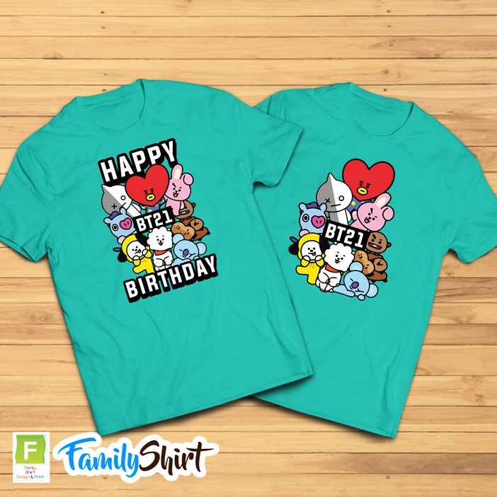 birthday shirt - SOLD PER PIECE - BT21 Theme (Family Shirts, High ...