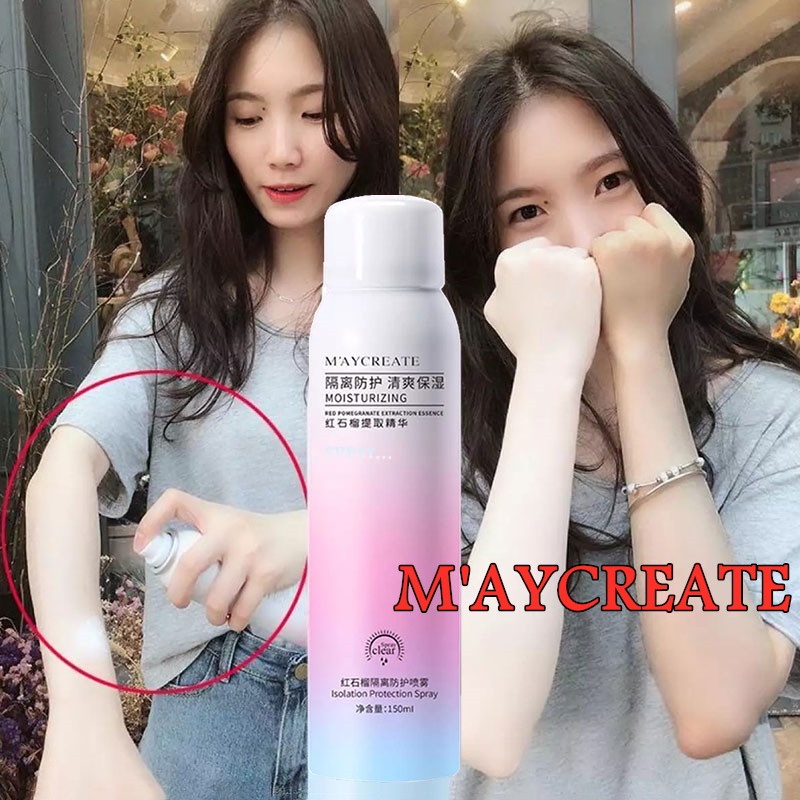 MayCreate Skin Whitening Sunscreen Spray Original Moisturizer Spray ...