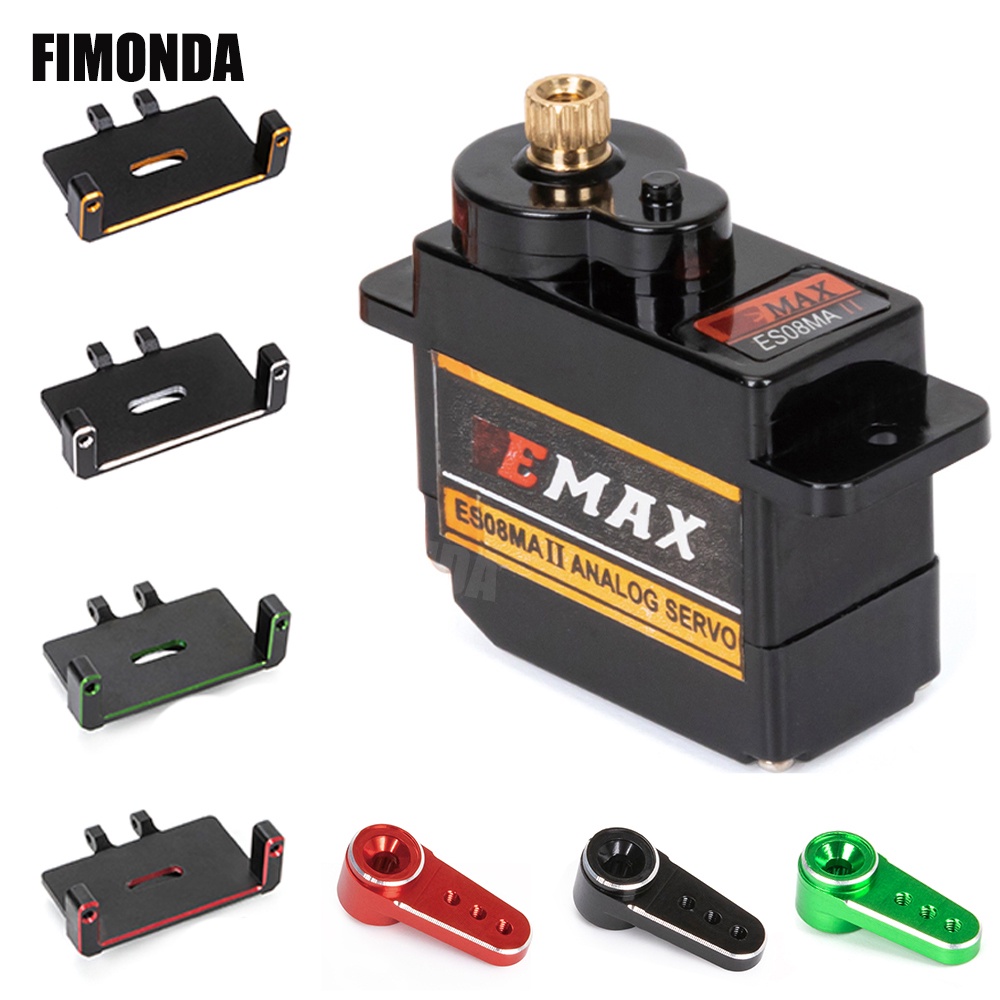 FIMONDA EMax ES08MA II 12g Analog Metal Gear Servo with Mount & 15T Arm ...