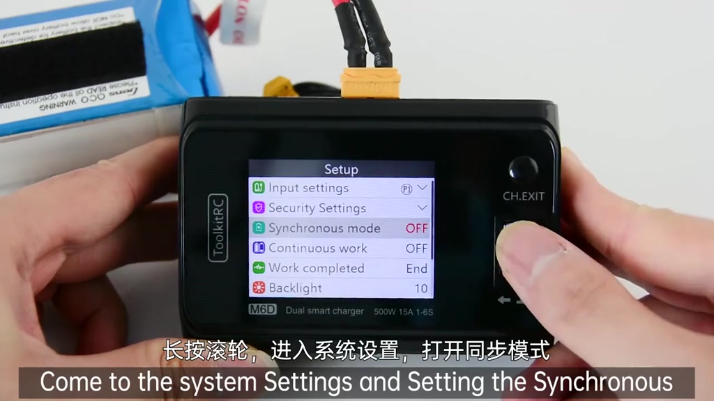 ToolkitRC M6D 500W 15A DC Dual Channel MINI Smart Charger Discharger ...