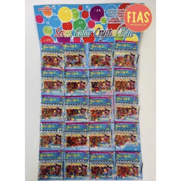 20 Pieces Seven Color Crystal Ball Growing Kisses / Orbeez Paninda ...