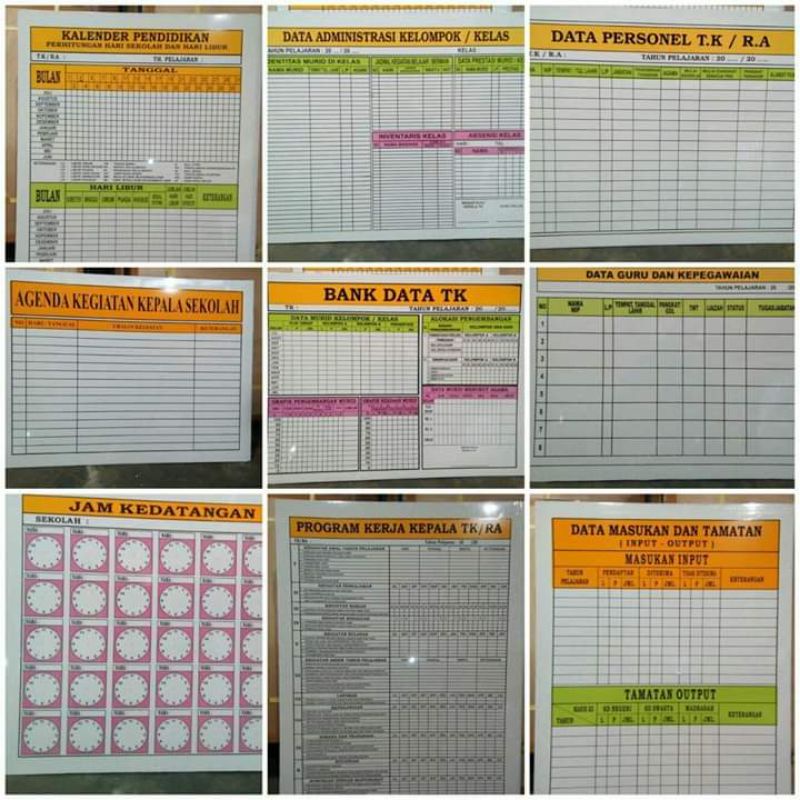 Kb/paud/tk Data Board | Shopee Philippines