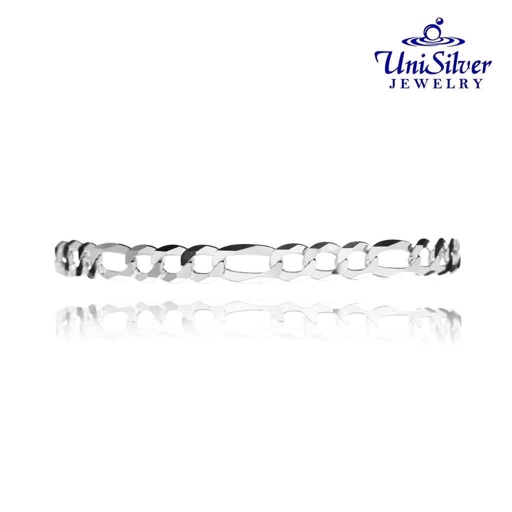 Unisilver 925 Sterling Men's Bracelet (MBD11-032080 180) | Shopee ...