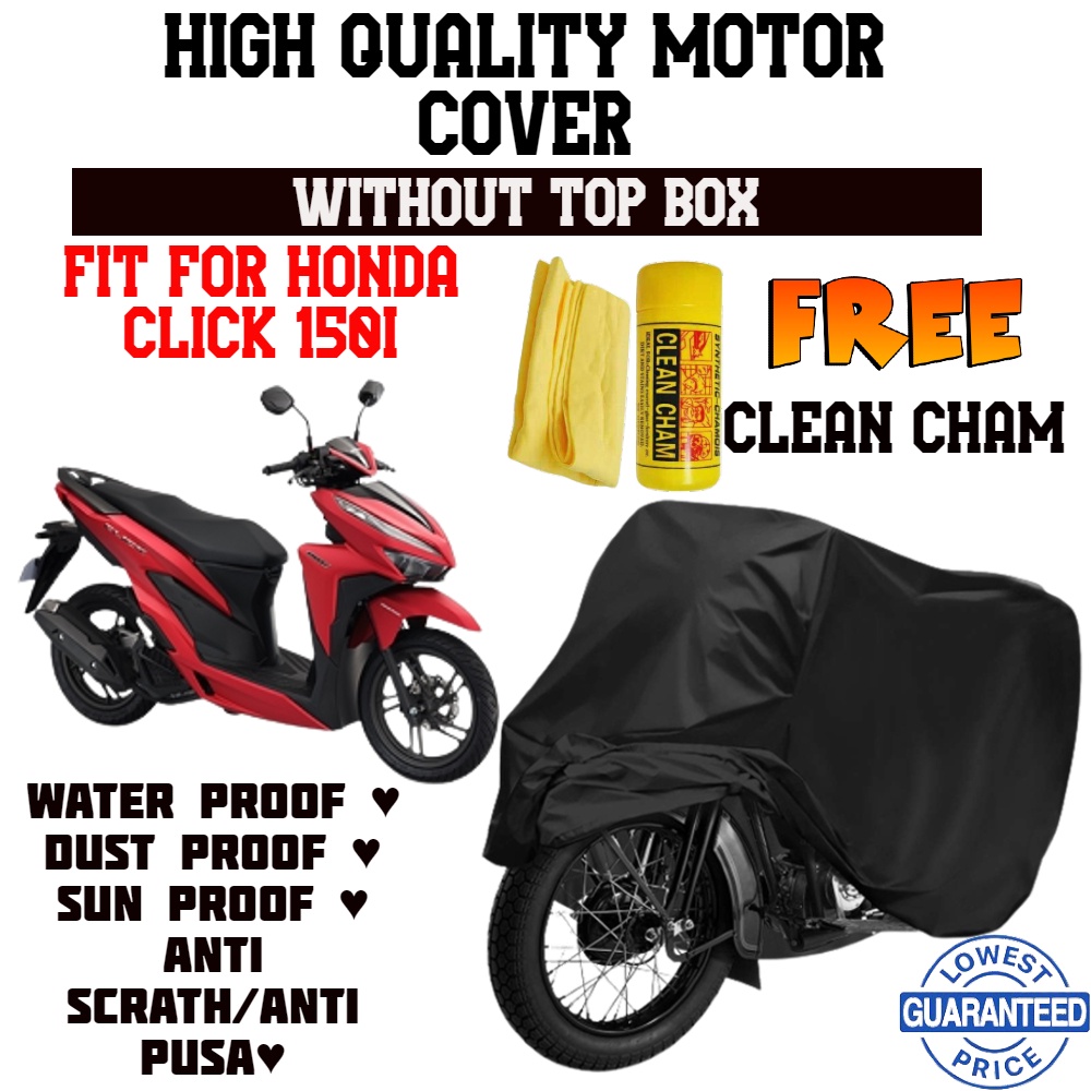 TP Motor Cover For HONDA CLICK 150i | Water Proof Cover With Free Clean ...
