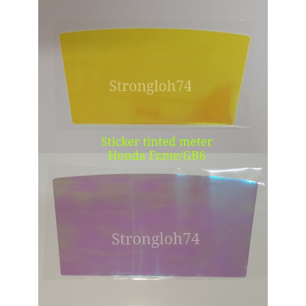 HONDA FAME (GB6) STICKER TINTED METER | Shopee Philippines