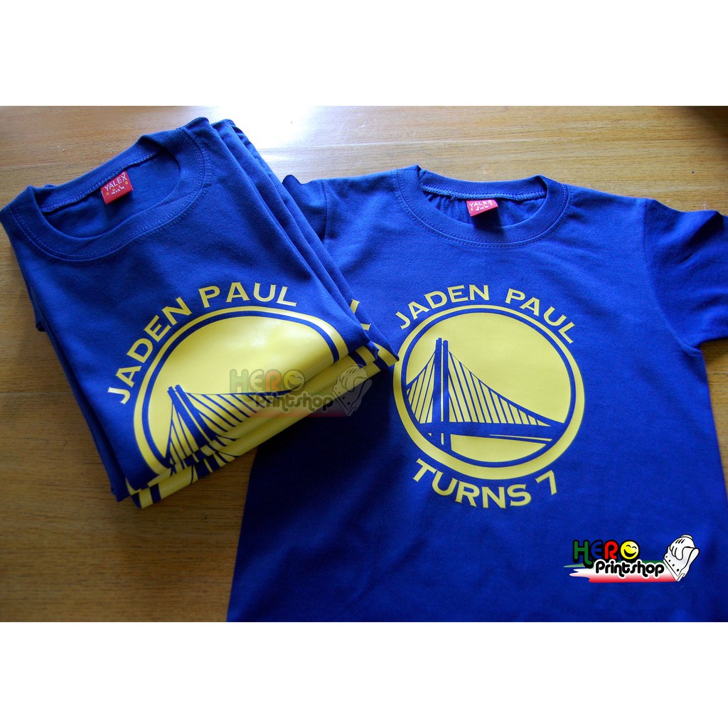 Golden State Warrior GSW Birthday Shirt Family Shirt (sold per piece ...