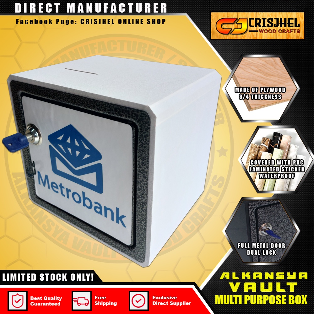 MINI-METROBANK ALKANSYA VAULT Multi Purpose safety Box Direct supplier ...
