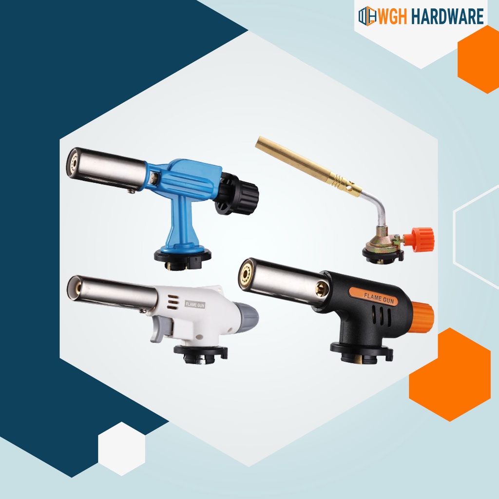 WGH Torch Gas Blow Flame Gun Butane Auto Ignition Jet Burner | Shopee Philippines