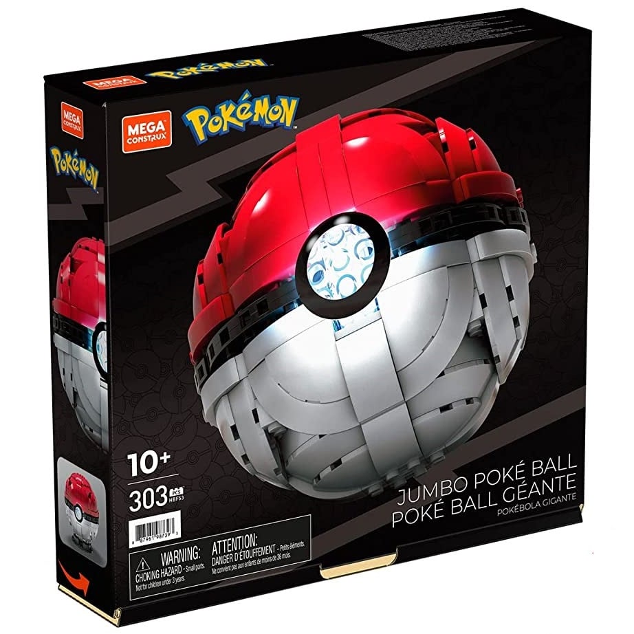 Mega Construx Pokémon Jumbo Poké Ball Construction Set - Vampy's ...