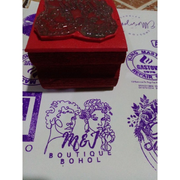 Customize Rubber Stamp All size | Shopee Philippines
