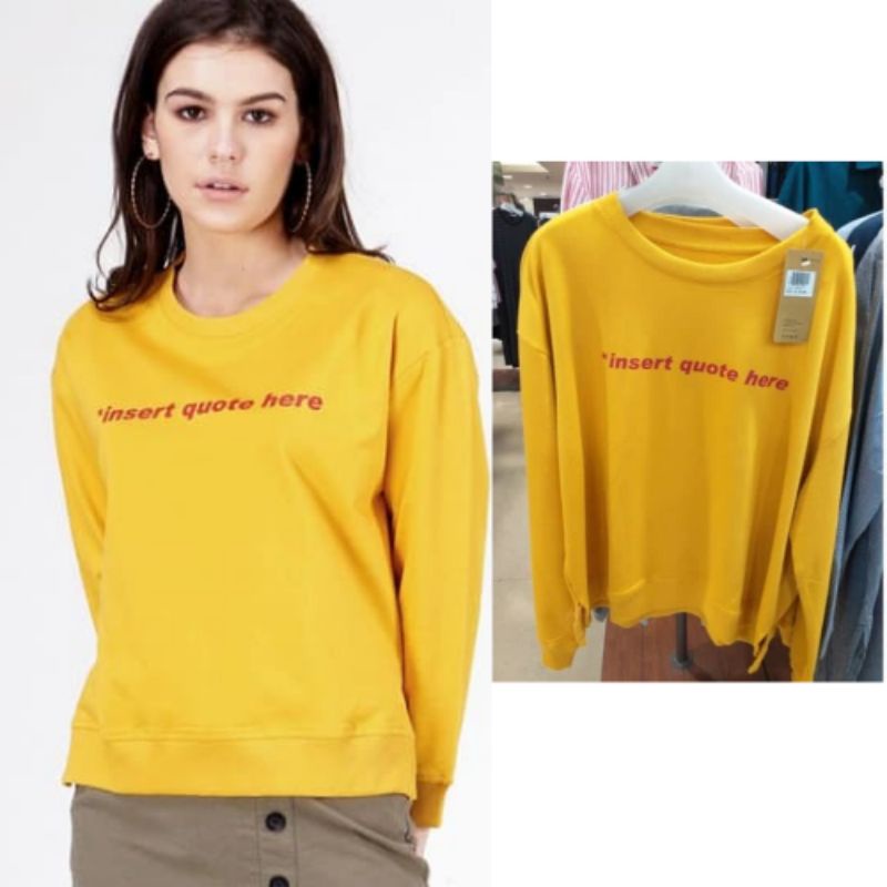 Zabi Sweater Logo Jeans (Tag 329,900) | Shopee Philippines