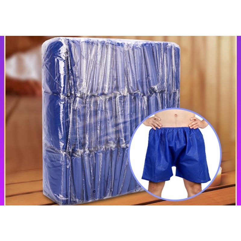 10pcs Disposable underwear men's shorts bath sauna massage Sweat Steam ...