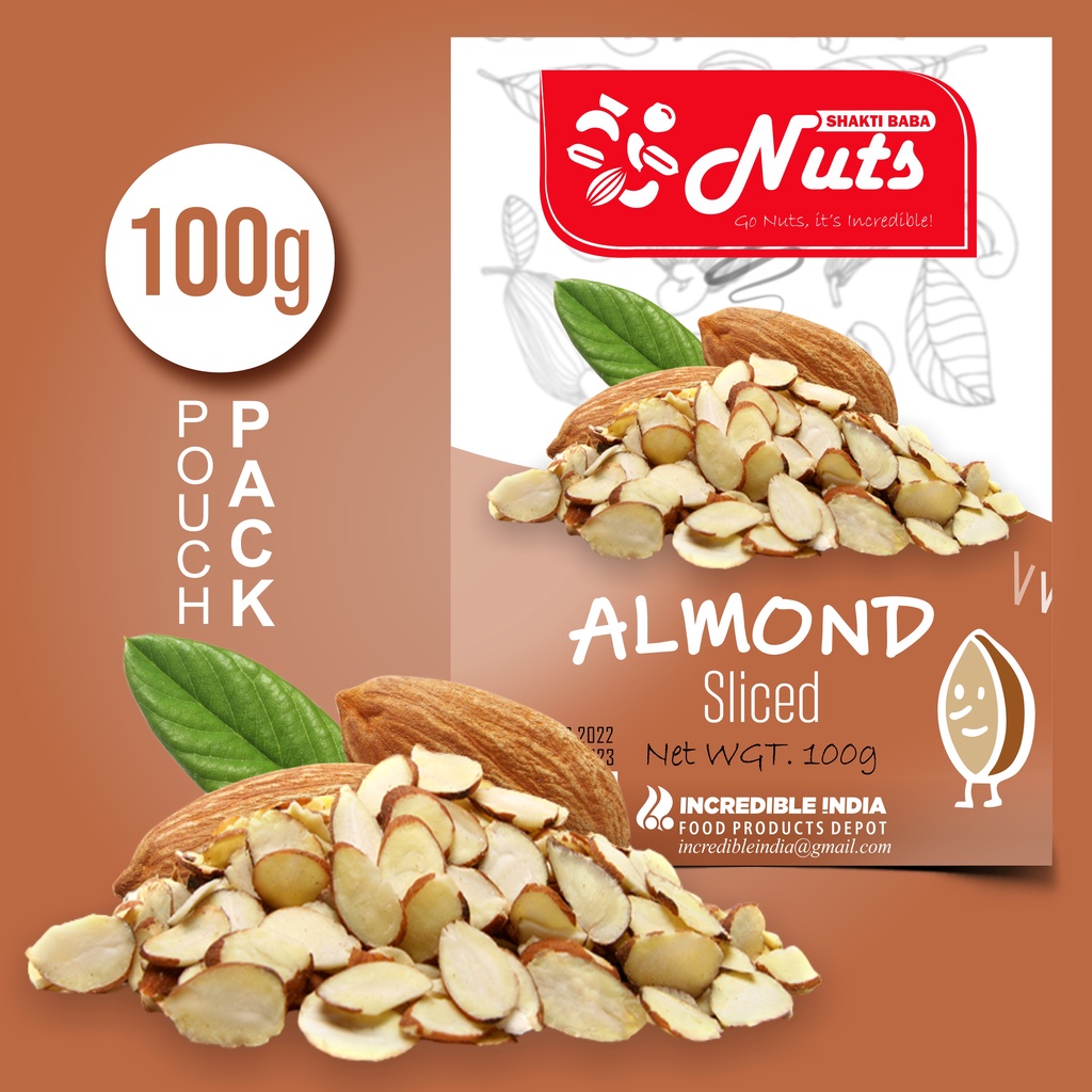 Shakti Baba Nuts-Almond Sliced 100g | Shopee Philippines