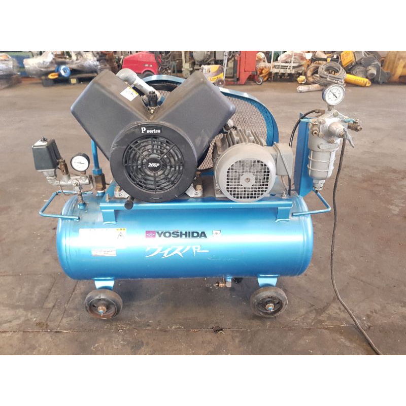 Air Compressor 2Hp 220V 3Phase PISTON TYPE IWATA(Original Made in Japan ...