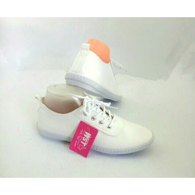 WST Leather Women White Low Cut Shoes | Shopee Philippines