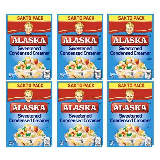 Alaska Condensada Sakto Pack 40g | Pack of 6 | Shopee Philippines